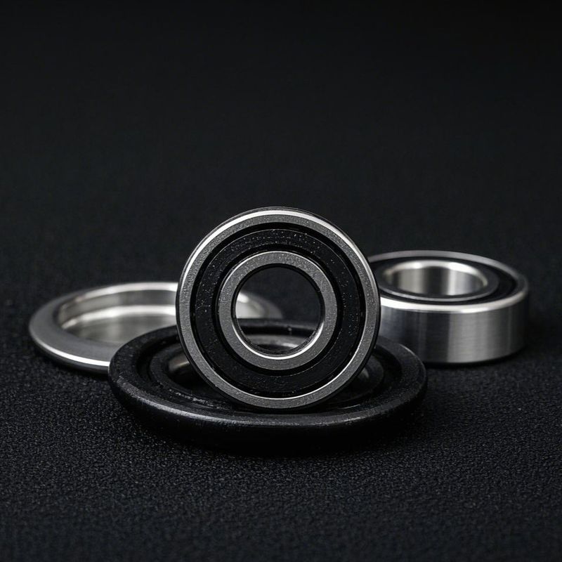 6202 2RZ Precision Grooved Roller Bearing Single Row 15*35*11mm For ...